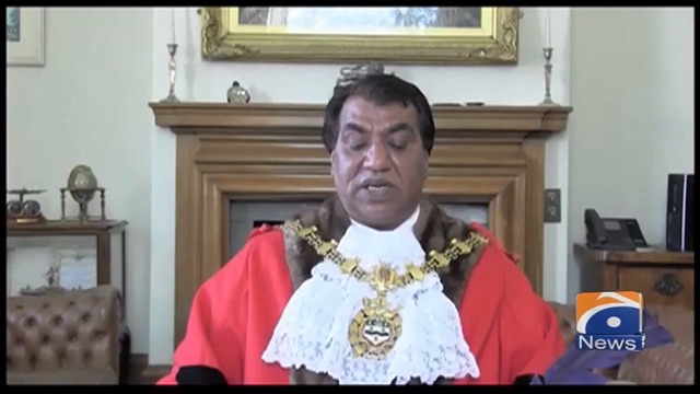 Geo News Special - Pakistan-born Iftikhar Hussaain sworn in as ...