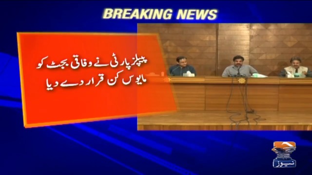 PPP terms federal budget disappointing | TV Shows - geo.tv