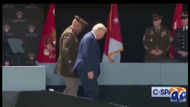 Trump's unsteady walk causes uproar among experts | TV Shows - geo.tv