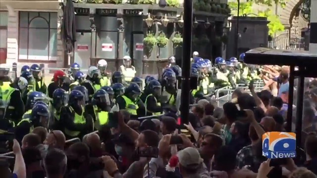 Geo News Special - Waterloo’s protest saw a rescue of a white man by a ...