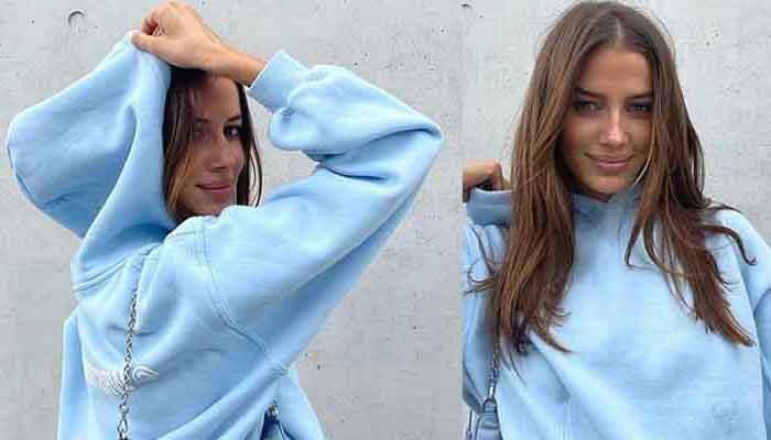 Nicole Poturalski rocks hoodie to impress Brad Pitt?