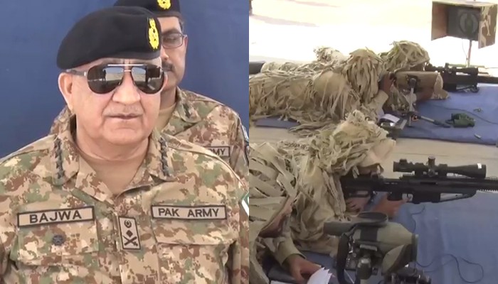 Pak Army chief witnesses snipers' training, lauds men for 'commendable ...