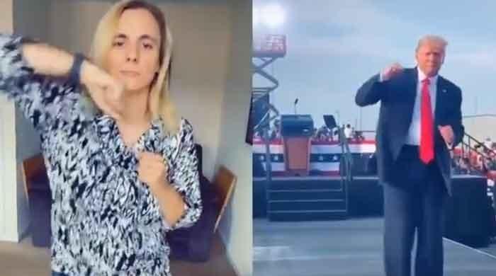 Donald Trump's dance moves inspire TikTok videos by supporters