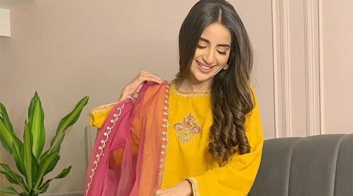 Saboor Ali leaves fans awe-struck as she gives off wedding vibes in new ...