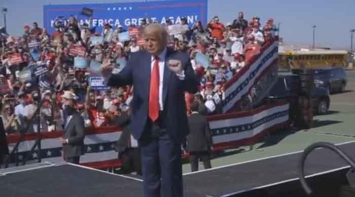 Donald Trump shows off dance moves to gay anthem in tweet