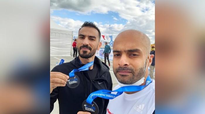 In pictures: Pakistani men participate in 42nd Istanbul Marathon