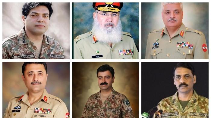 6 Pakistan Army major generals promoted to lieutenant general