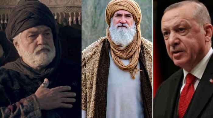 Ertugrul stars share throwback picture from President Erdogan's birthday