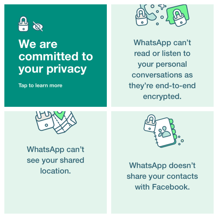 WhatsApp posts 'status' to explain new privacy policy WhatsApp posts 'status' to explain new privacy policy