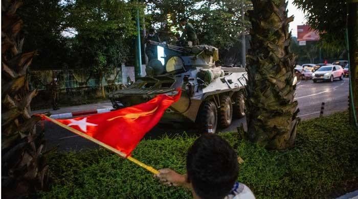 Armoured vehicles deployed to major Myanmar cities after mass protests