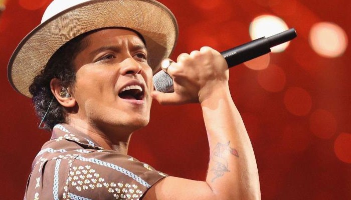 Bruno Mars says his music stems from love