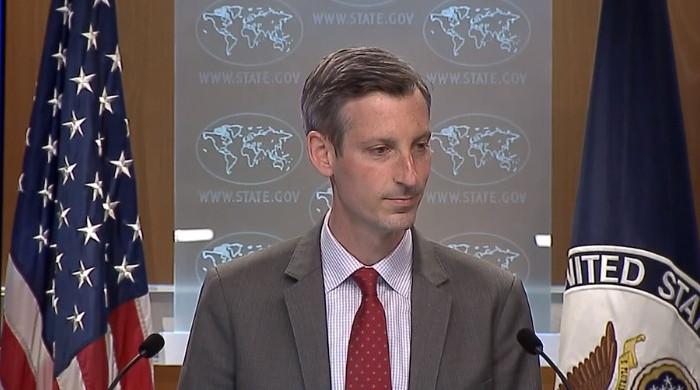 Watch: US State Dept spokesperson stumbles as reporters grill him on ...