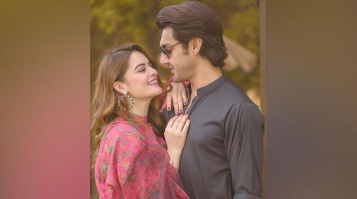 Take a look at Minal Khan, Ahsan Mohsin Ikram's engagement snaps