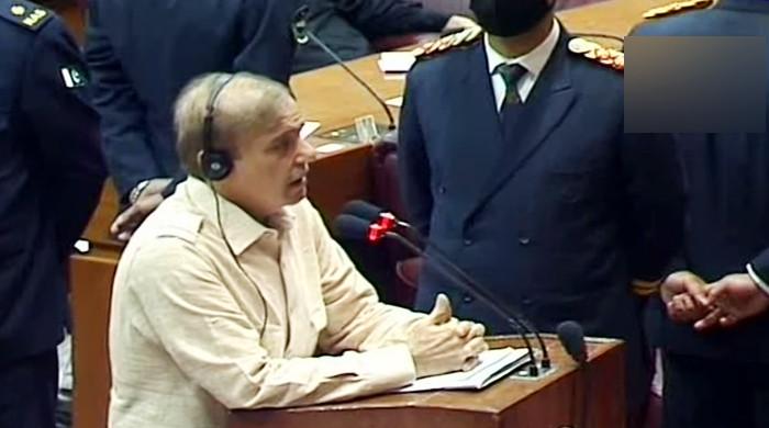 Shahbaz again fails to deliver speech in NA as MNAs continue rowdy ...