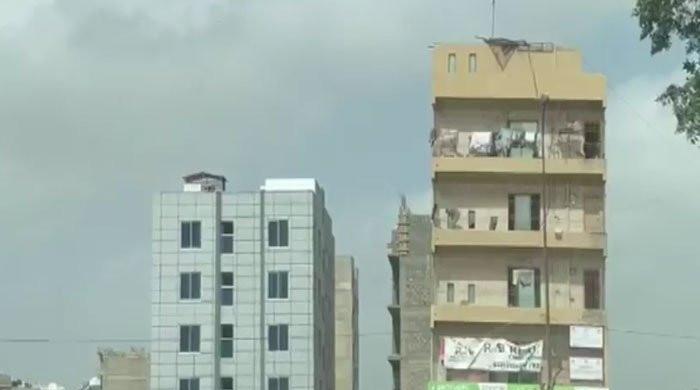 Leaning building in Karachi's DHA sealed over safety concerns