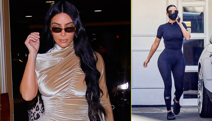 Kim Kardashian flaunts her incredible physique in workout gear Kim Kardashian flaunts her incredible physique in workout gear
