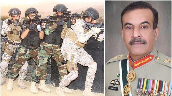 CJCSC Gen Nadeem Raza receives briefing on Shamsheer-e-Bahr-VIII war game