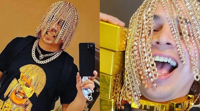 Mexican rapper Dan Sur creates buzz online as he adorns hair with gold ...