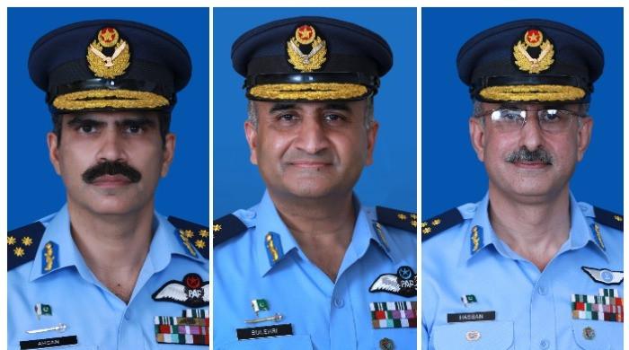 Government of Pakistan promotes three PAF officers to post of Air Marshal