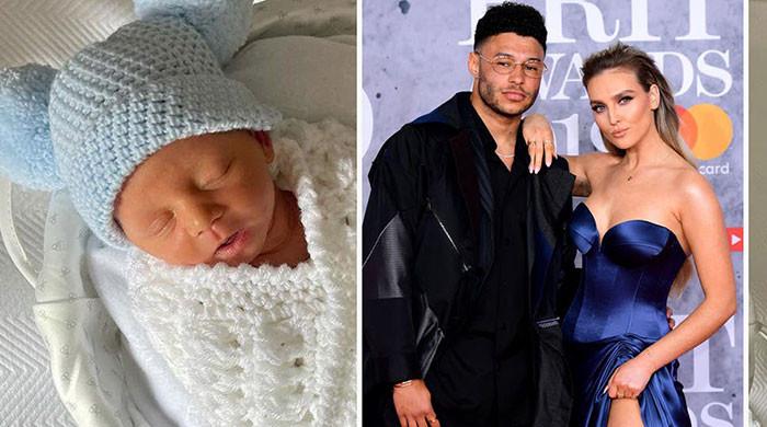 Perrie Edwards gushes over newborn son, beau in new photos