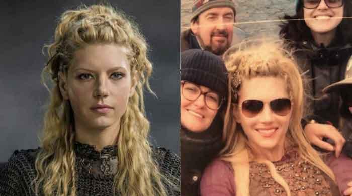 Lagertha actress shares throwback picture from the sets of 'Vikings'