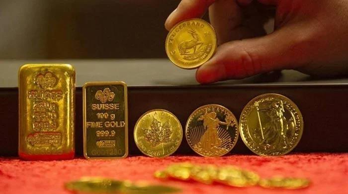 Gold price drops by Rs550 per tola in Pakistan