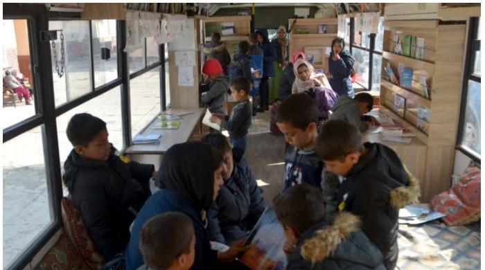 Mobile library resumption delights children in Afghan capital