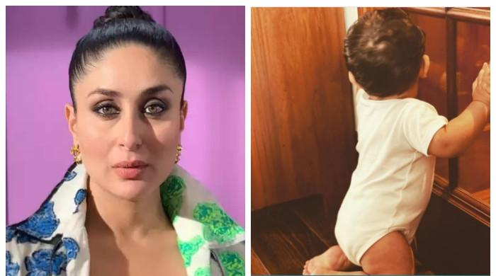 Kareena Kapoor smitten with baby Jeh's cute attempts to stand, see post