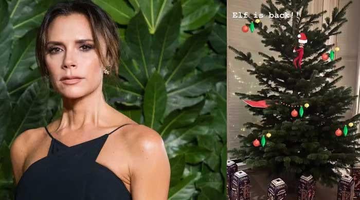 Victoria Beckham gives fans glimpse at her dazzling Christmas tree ...