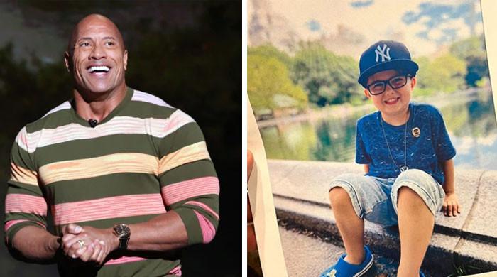 Dwayne Johnson surprises little boy with inoperable brain tumor: 'He's ...