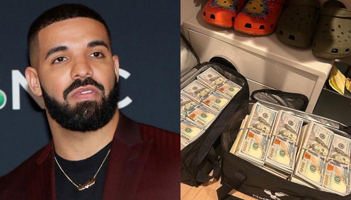 Drake proves he’s a certified millionaire with a glimpse into piled-up ...