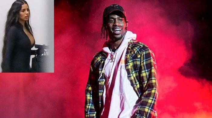 Travis Scott parties with Kim Kardasian look-alike on Valentine’s weekend