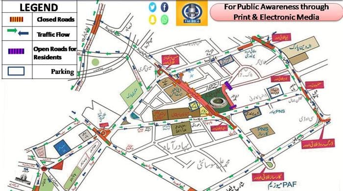 Pak vs Aus: Traffic plan issued for Karachi Test