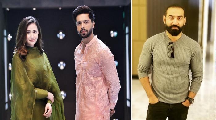 Netizens slam Fahad Mustafa, Nadeem Baig for supporting Sana Javed