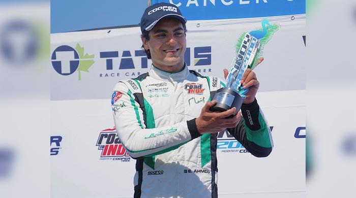Performance packed Pakistani driver grabs top racing podium