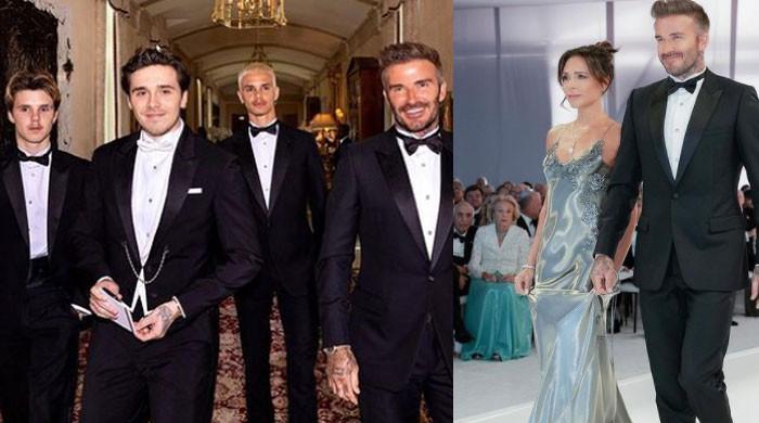 David Beckham, sons drop jaws with dapper wedding photo, Victoria ...