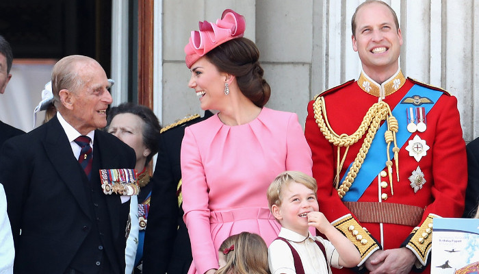 Kate Middleton’s grandfather pictured with Prince Philip in ultra-rare snap