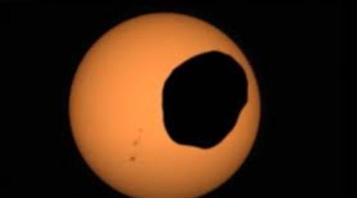 Watch: NASA's footage of solar eclipse on Mars
