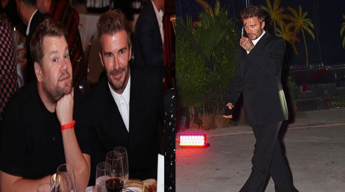 David Beckham joins James Corden for ‘spectacular' dinner party: pics
