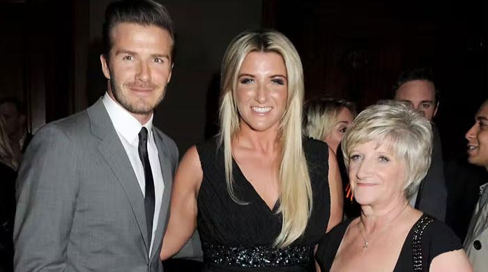 David Beckham teases his 'jealous' sisters with a surprise move