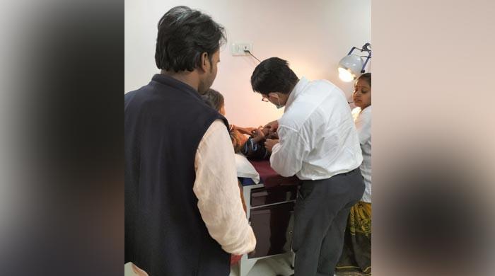 Watch: Girl born with 4 arms, 4 legs undergoes surgery