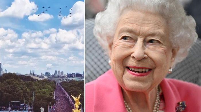 Watch: Queen’s Platinum Jubilee has ‘spectacular flypast’ with airshow