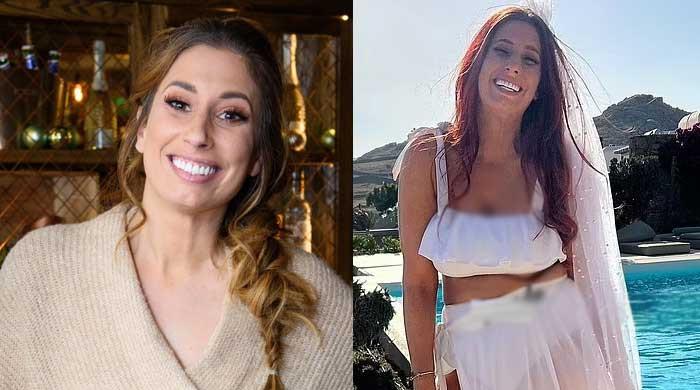 Stacey Solomon sets example as she opens her home's lavish pool for ...