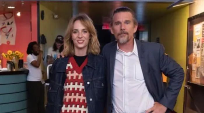 Maya Hawke joins dad Ethan Hawke in promotion of ‘The Last Movie Stars’