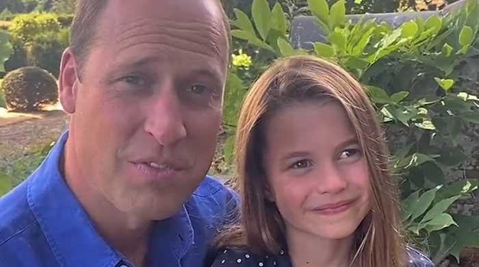 Prince William shares super-cute video with daughter Princess Charlotte ...