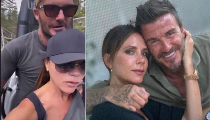 David Beckham cannot stop laughing at Victoria as she faces up to her ...
