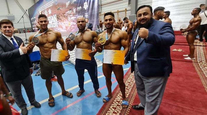 Pakistan bags three medals on first day of Asian Bodybuilding Championship