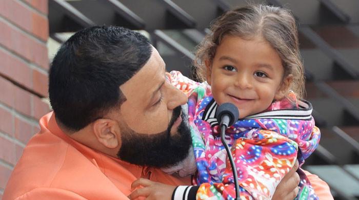 DJ Khaled celebrates album success with son in adorable new snaps