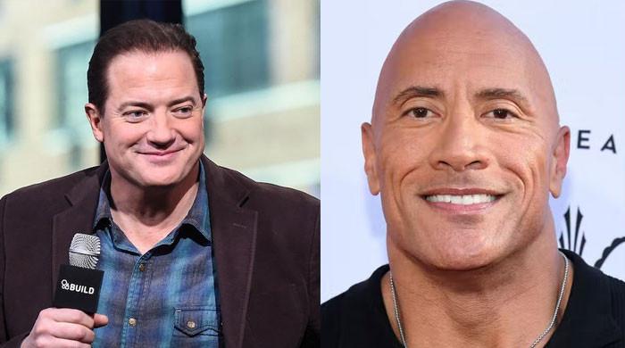 Dwayne The Rock Johnson showers adulation on Brendan Fraser: Photo