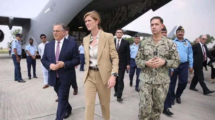 USAID chief says seeing such a scale of flood devastation her first in ...
